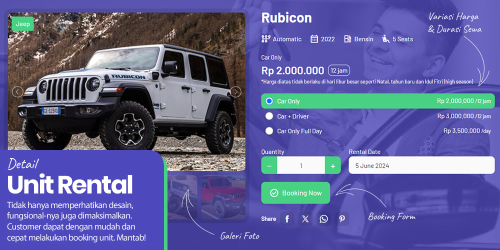 Website Rentalan Terima Beres Termasuk Hosting & Domain | Saracloud.id